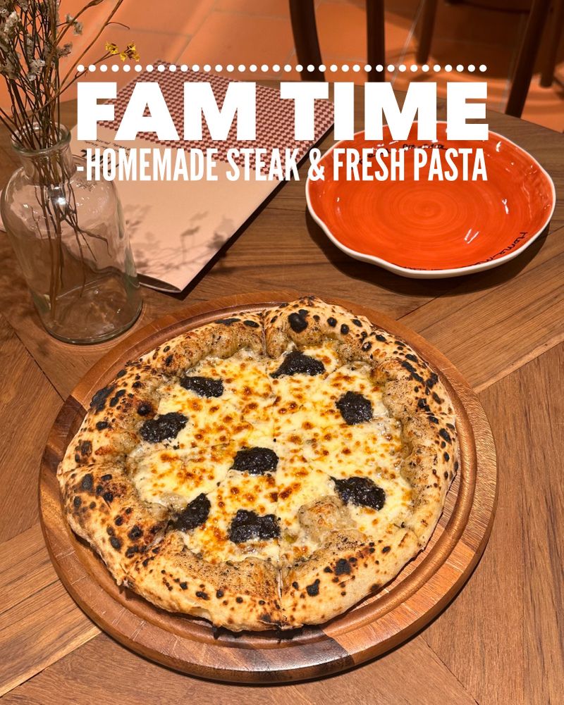[ลากผัวไปชิม] fam time ร้านอาหารสไตล์อิตาเลียนโฮมเมด โชว์รีดเส้นสด ทำ ...