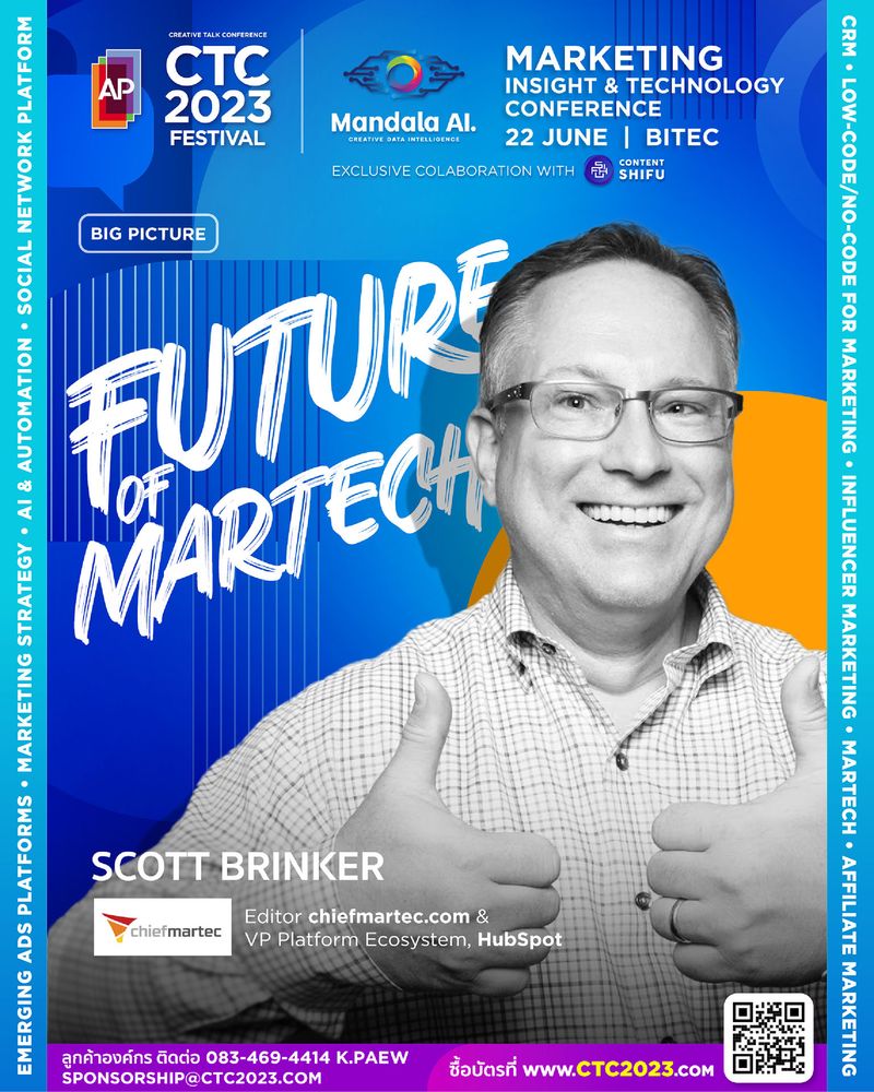 [CREATIVE TALK] เทรนด์ Martech ระดับ Global เป็นยังไงกันนะ? “Future of Martech” โดยคุณ Scott ...