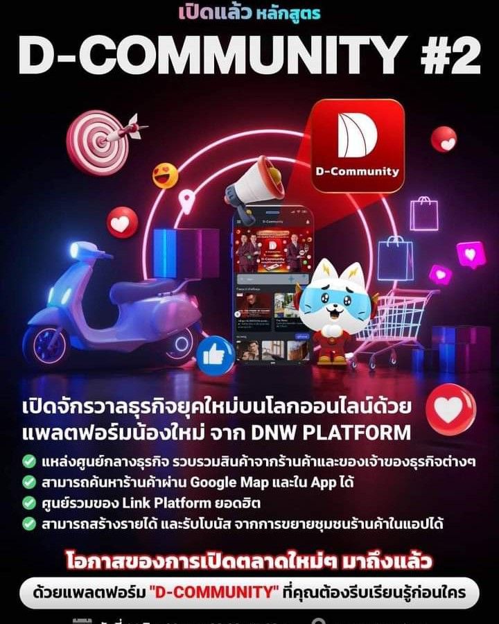 [Kโชค DBC Project & D-Community & ACM DNW Platform] 🔊 1 อำเภอ 1 ผู้นำ ...