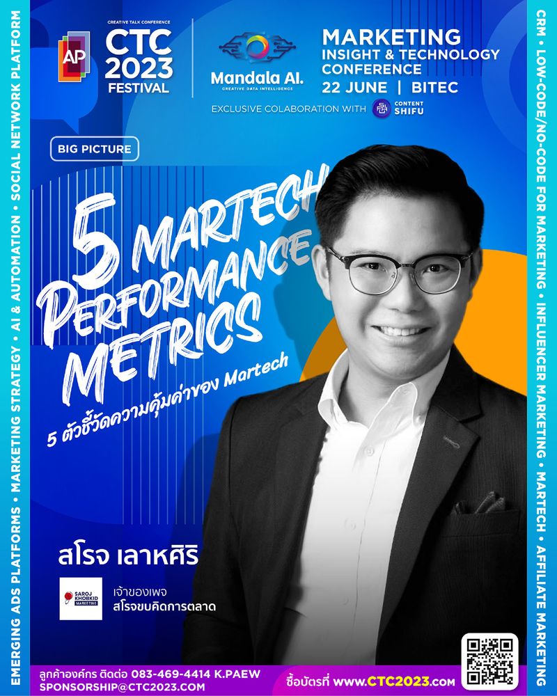 [CREATIVE TALK] มี Metrics อะไรบ้างที่ช่วยวัดความคุ้มค่าของ Martech? มาหาคำตอบกันในเซสชัน “5 ...