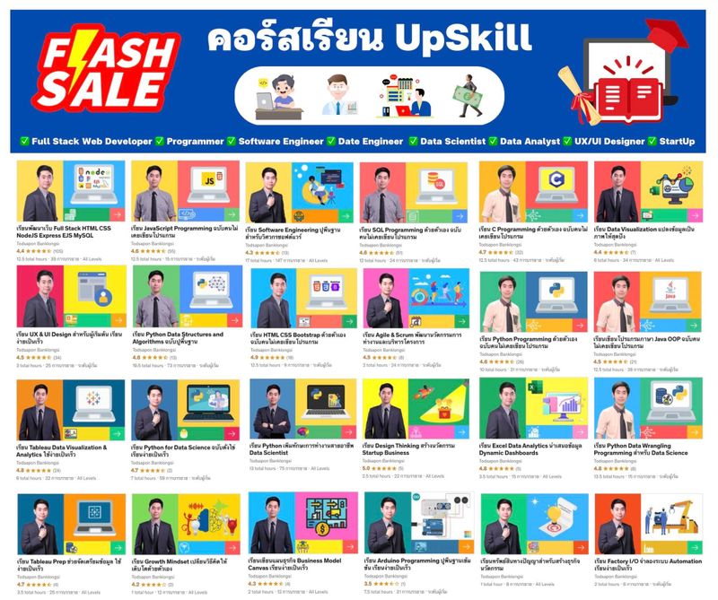 [Aj. NesT the Series] 🔥FLASH SALES🔥 คอร์สเรียน UpSkill สายอาชีพ 🔥 Promotion พิเศษ สุดคุ้มเวลานี้ ...