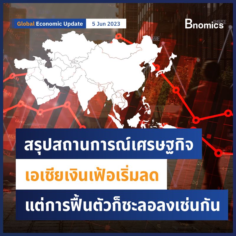 [Bnomics] สรุปสถานการณ์เศรษฐกิจเอเชีย: เงินเฟ้อเริ่มลด แต่การฟื้นตัวก็ชะลอลงเช่นกัน อัตราเงิน ...