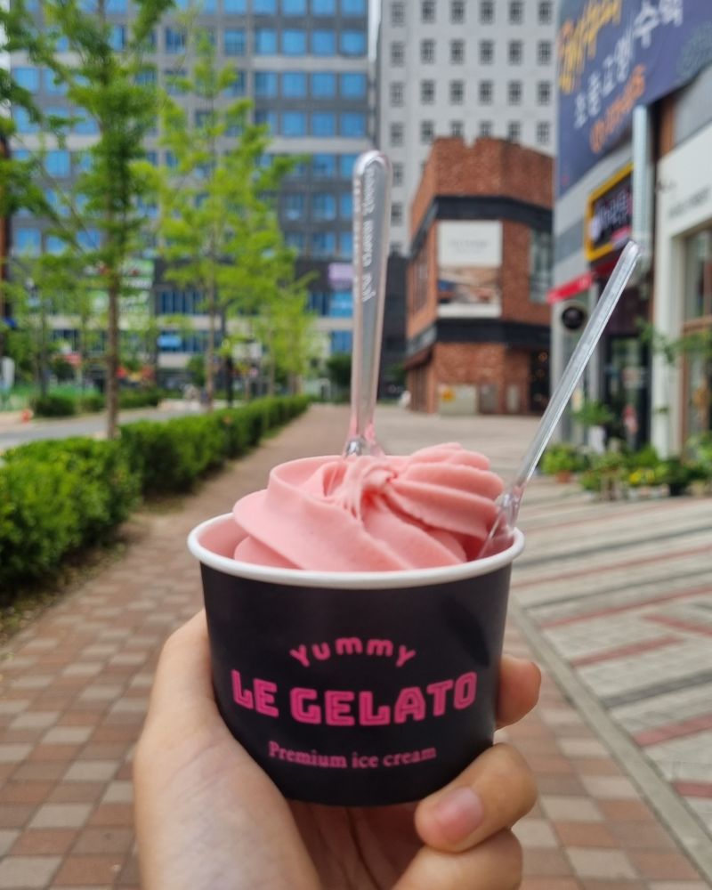 [나니 เกาหลีเรื่อยเปื่อย] เกาหลีเรื่อยเปื่อย : GELATO ice-cream วันนี้ ...