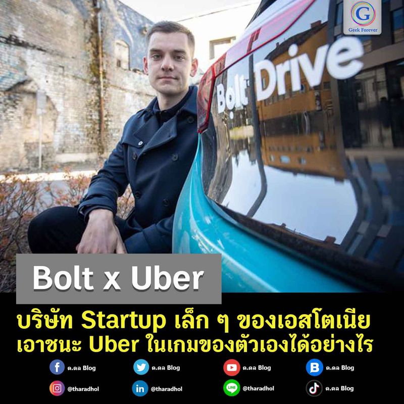 [ด.ดล Blog] Bolt x Uber บริษัท Startup เล็ก ๆของเอสโตเนียเอาชนะUber ในเกมของตัวเองได้อย่างไร ...