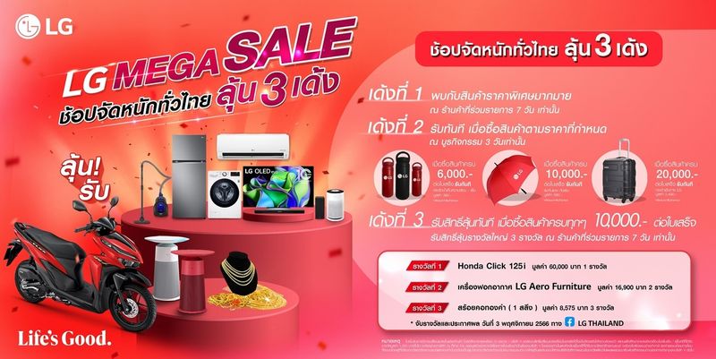[CHANGE into Magazine ______ Sutthikhun Kongthong] แอลจี เปิดแคมเปญ “LG MEGA SALE” โรดโชว์สู่ ...