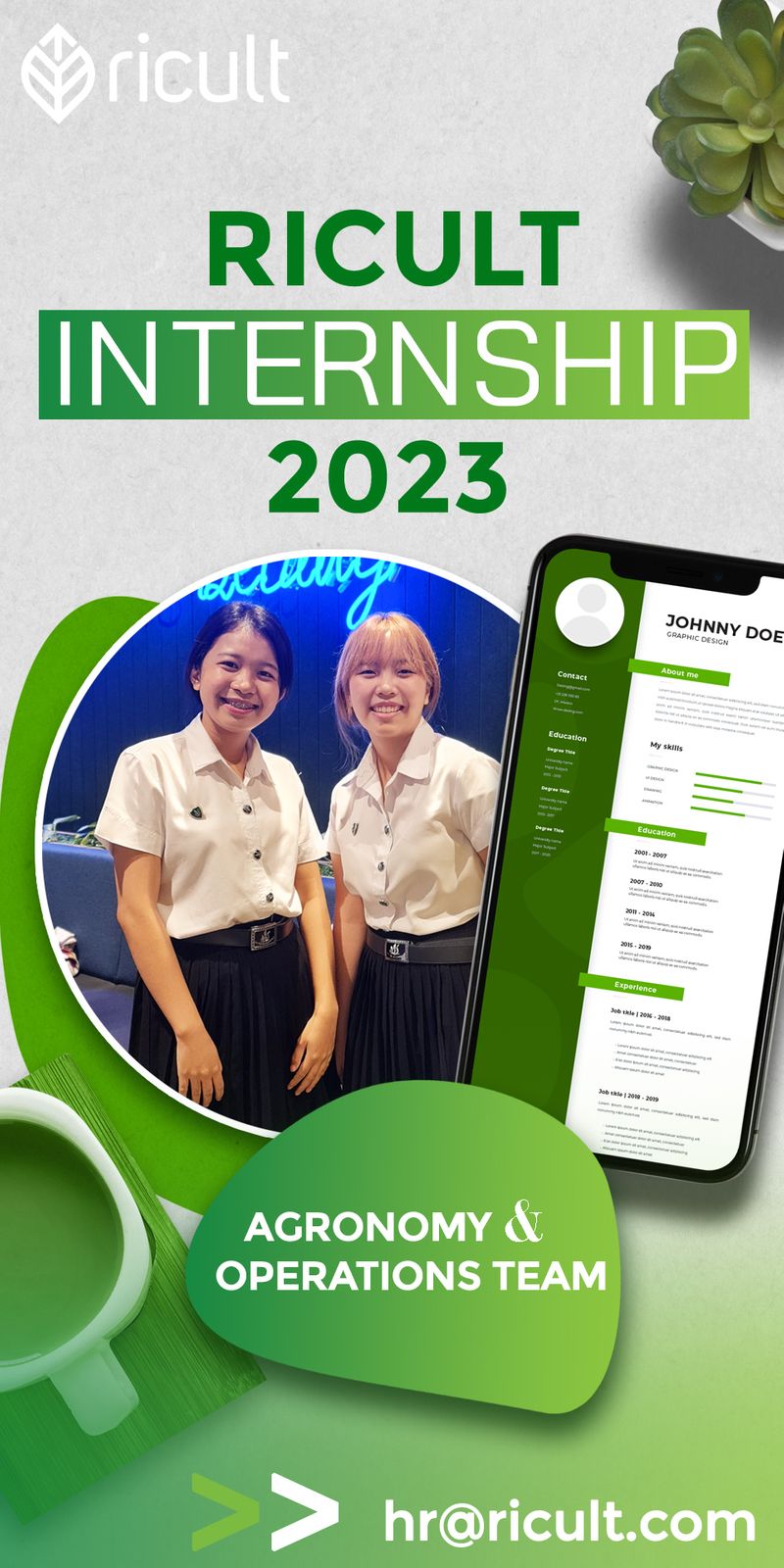 [รีคัลท์ - Ricult Thailand] #ต้นกล้าของรีคัลท์ รุ่นต่อไปอาจเป็นคุณ!! เปิดแล้วจ้า!! รีคัลท์เปิด ...