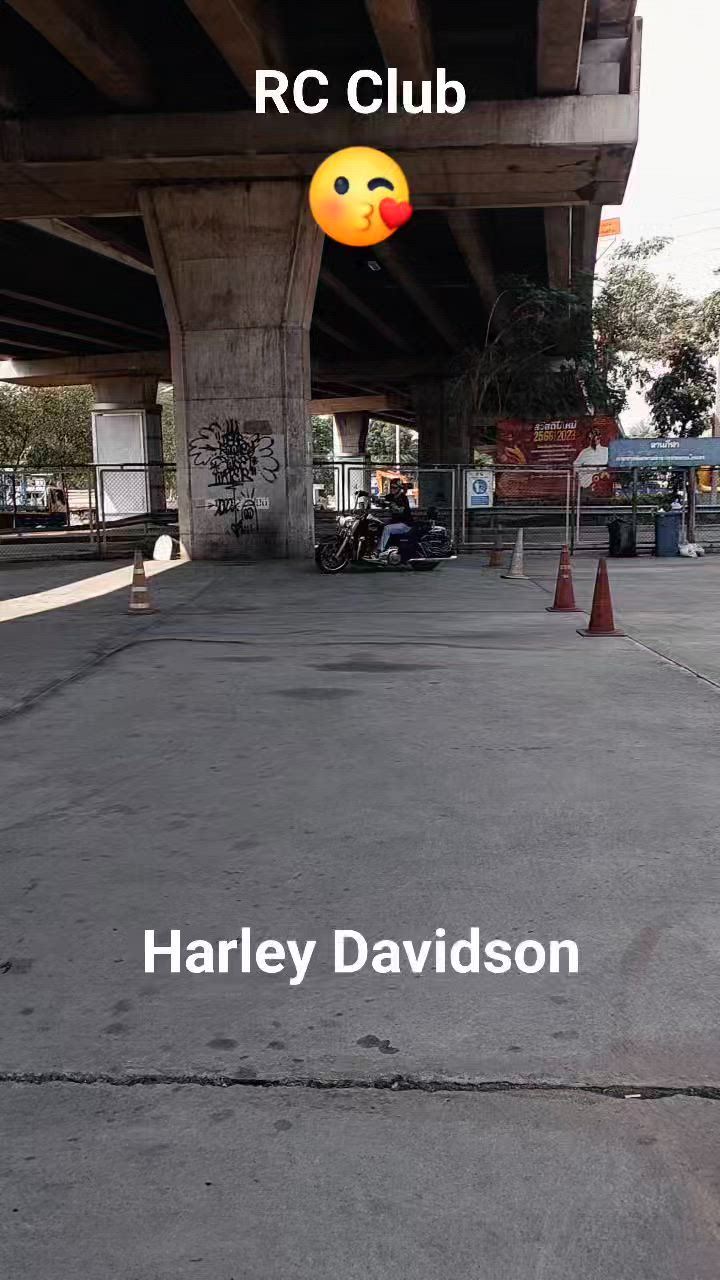 [Boy RC Club] Harley Davidson safety riding practice with RC Club.