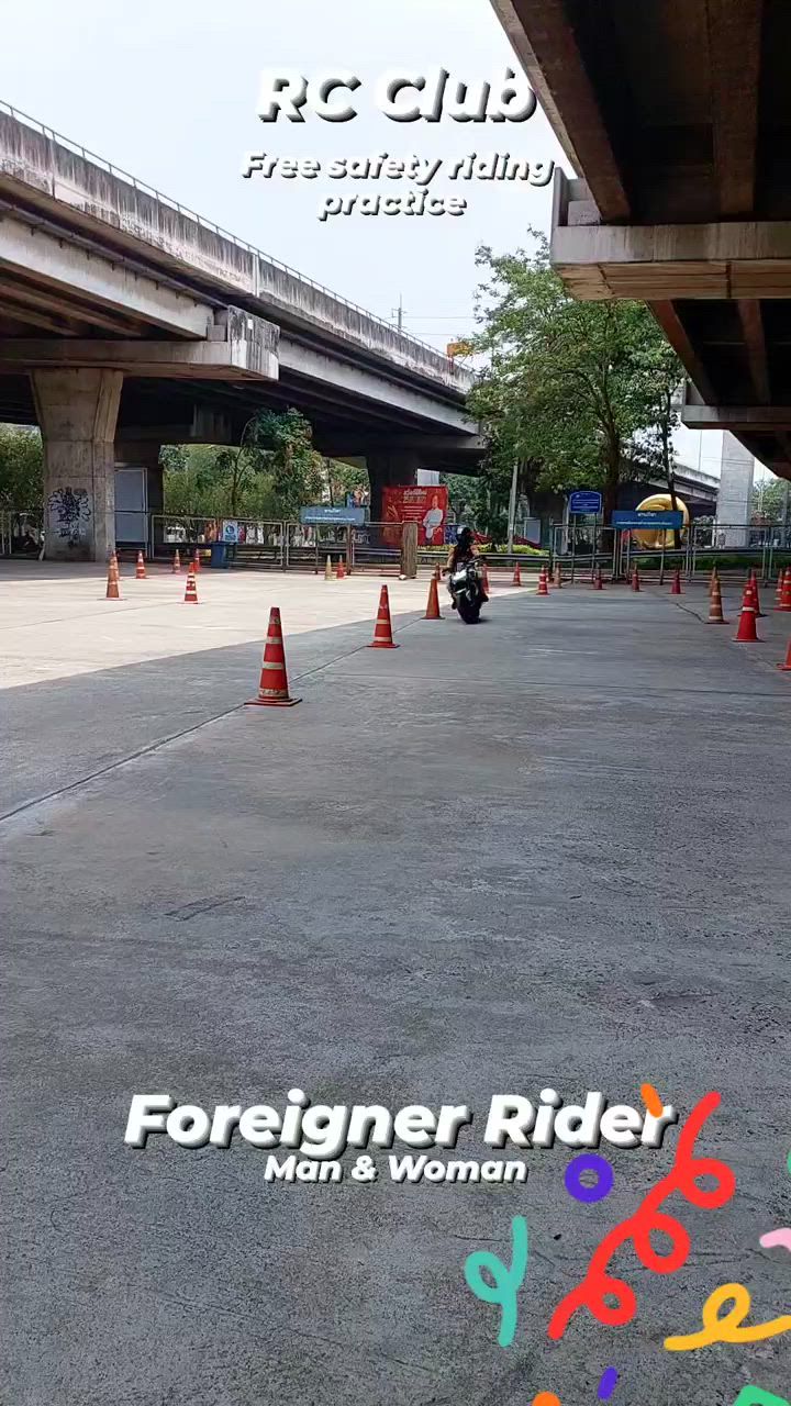 [Boy RC Club] Foreigner rider, man & woman, RC Club safety riding ...