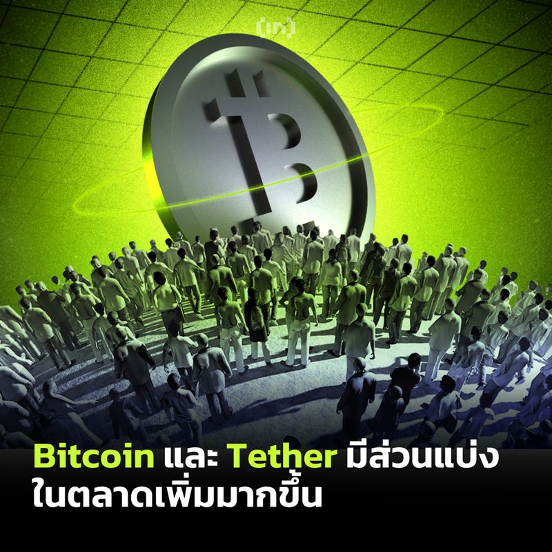 [BeInCrypto Thailand] ส่วนแบ่งตลาดของ Bitcoin เพิ่มขึ้นเกือบ 50% จากมูลค่าตลาดคริปโดตโดยรวม ...