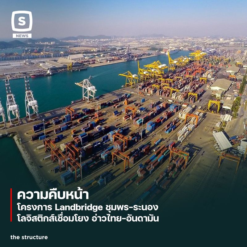 [The Structure] ความคืบหน้าโครงการ Landbridge ชุมพร-ระนอง ลอจิสติกส์ ...