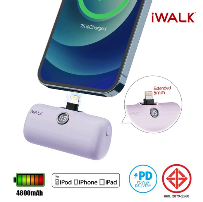 [ของดรี๊ต้องบอกต่อ] iWALK LinkPod Pro5000PL แบตสำรองไร้สายแบบ FastCharge รองรับiPhone14ไปถึง ...