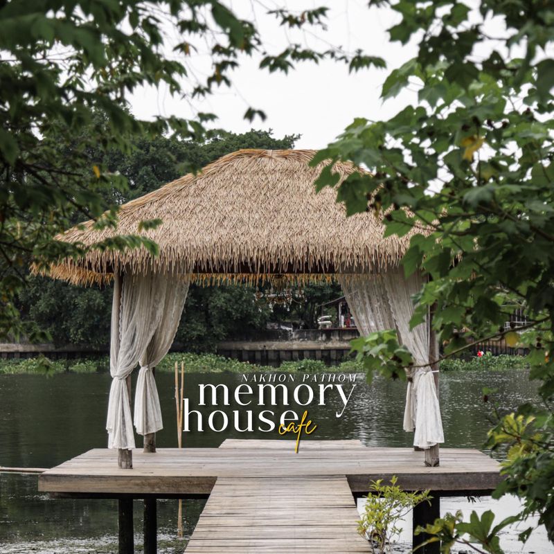 [โดดเดี่ยวเที่ยว] Memory House Cafe สามพราน คาเฟ่ทุ่งหญ้าหลากสีย่านนครปฐม ริมแม่น้ำท่าจีน ที่มี ...