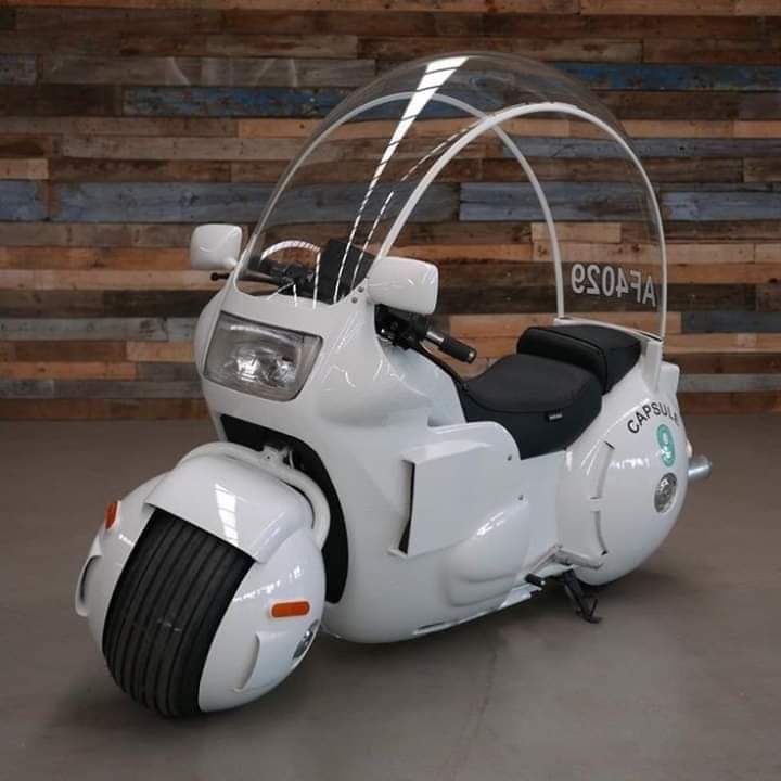 [หนัง Man & หนังหุ้มปลาย] รถ "Bulma's Scooter" ของบริษัท Capsule ร ...