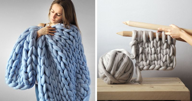[Aronale Hanna] How To Finish a Loop Yarn Blanket It is important to ...