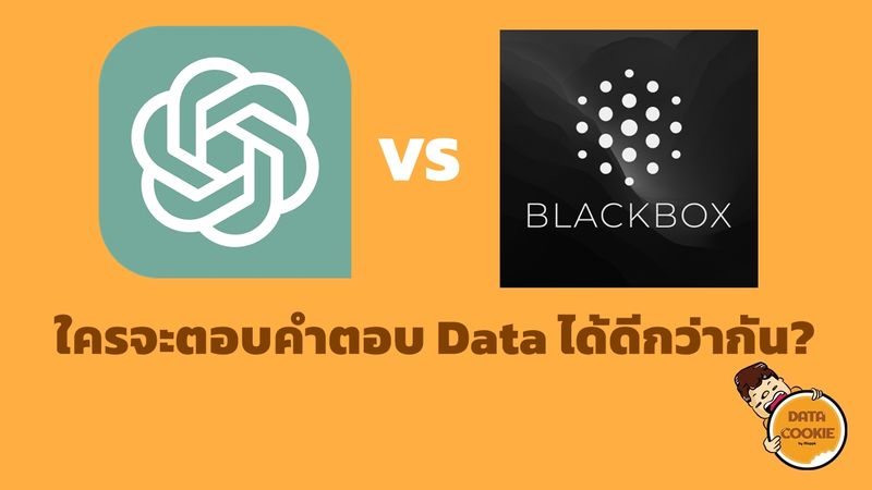 [Datacookie] ChatGPT vs BLACKBOX ใครจะตอบคำถาม Data ได้ดีกว่ากัน? 👨‍💻🤖 คลิปนี้แอดคุ้กกี้🍪จะมา ...