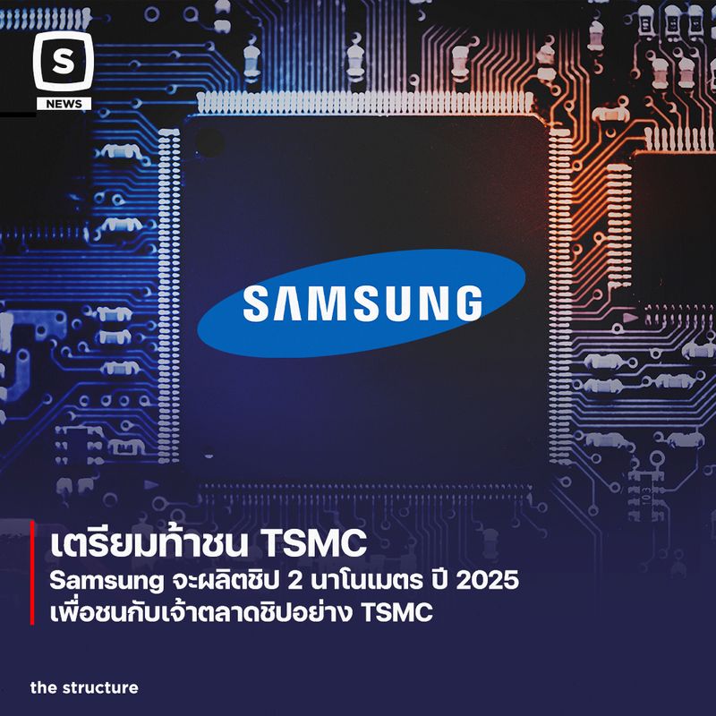 [The Structure] เตรียมท้าชน TSMC Samsung จะผลิตชิป 2 นาโนเมตร ปี 2025 เพื่อชนกับเจ้าตลาดชิปอย่าง ...
