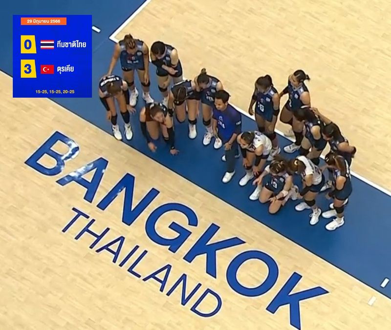 [Himsanam : ฮิมสนาม] สู้ไม่ได้จริงๆ . สัปดาห์ที่ 3 นัดที่ 2 🏐 ไทย พ่าย 0-3 เซต สกอร์ 18-25, 15 ...
