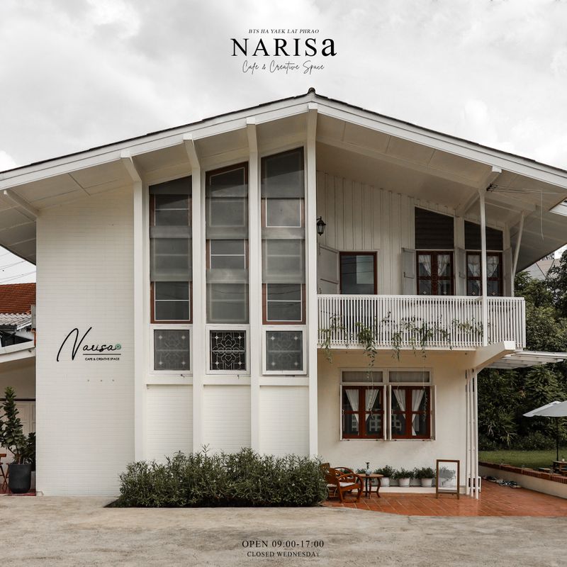 [โดดเดี่ยวเที่ยว] Narisa Cafe & Creative Space โฮมคาเฟ่ย่าน BTS ห้าแยกลาดพร้าว ร้านจะตกแต่งสไตล์ ...