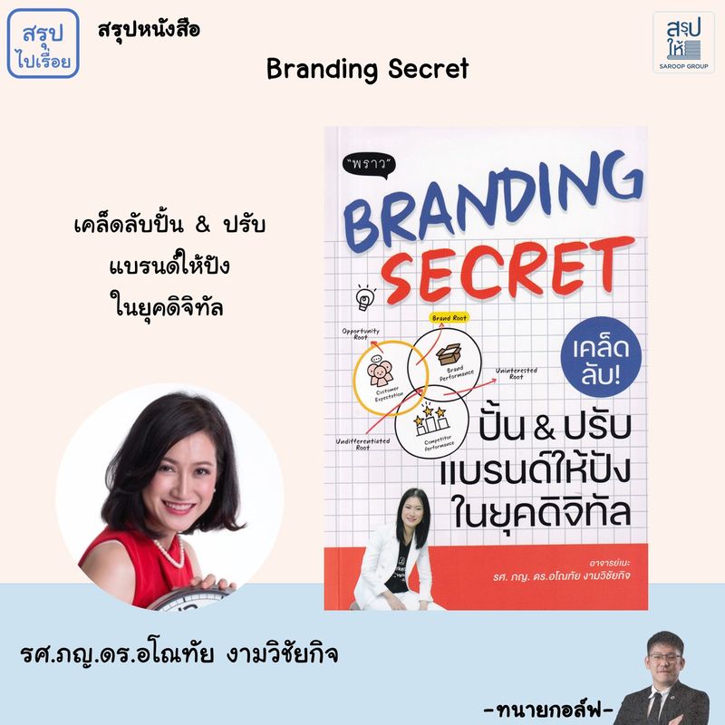 [สรุปให้] สรุปหนังสือ "BRANDING SECRET เคล็ดลับปั้นปรับแบรนด์ให้ปังใน ...
