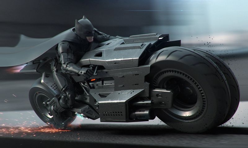 [หนัง Man & หนังหุ้มปลาย] ภาพ Concept Art รถ Batcycle ของ "Bat-Affleck" ในหนัง "The Flash" โดย ...