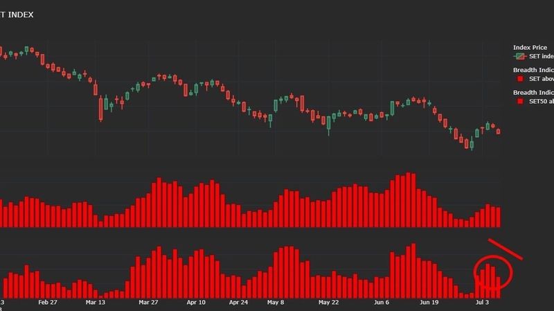 [Investic Analytics Studio] เช้านี้ตลาดหุ้นเท แต่ทำไมมีหลายๆตัวดูยืนได้ ดูง่ายๆว่าโดนต้มกบหรือ ...