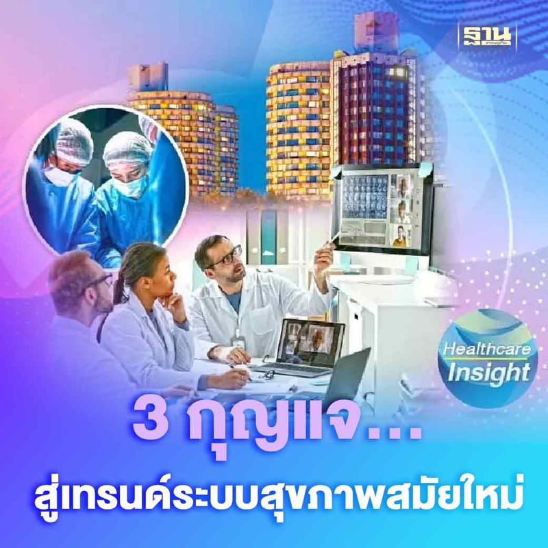 [ฐานเศรษฐกิจ_Thansettakij] 3 กุญแจ…สู่เทรนด์ระบบสุขภาพสมัยใหม่ Healthcare Insight ธานี มณีนุตร์ ...