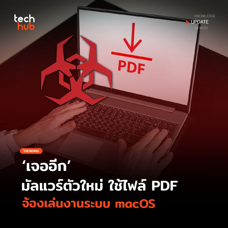 [Techhub] มัลแวร์ใหม่ RustBucket โจมตีผ่านไฟล์ PDF นักวิจัยด้านความปลอดภัยทางไซเบอร์จาก Elastic ...