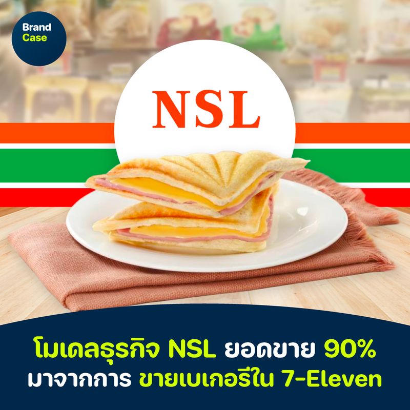 [BrandCase] โมเดลธุรกิจ NSL ยอดขาย 90% มาจากการ ขายเบเกอรีใน 7-Eleven รู้หรือไม่ว่า “แซนด์วิชอบ ...