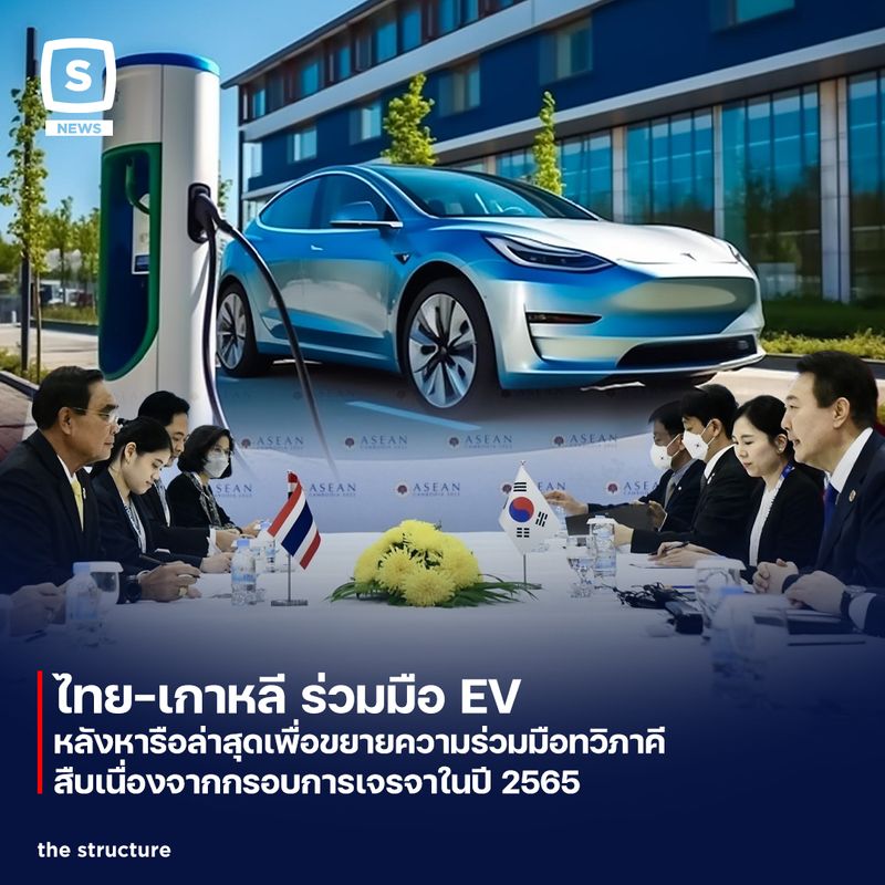 [The Structure] ไทย-เกาหลี ร่วมมือ EVหลังหารือล่าสุดเพื่อขยายความร่วมมือทวิภาคี สืบเนื่องจากกรอบ ...