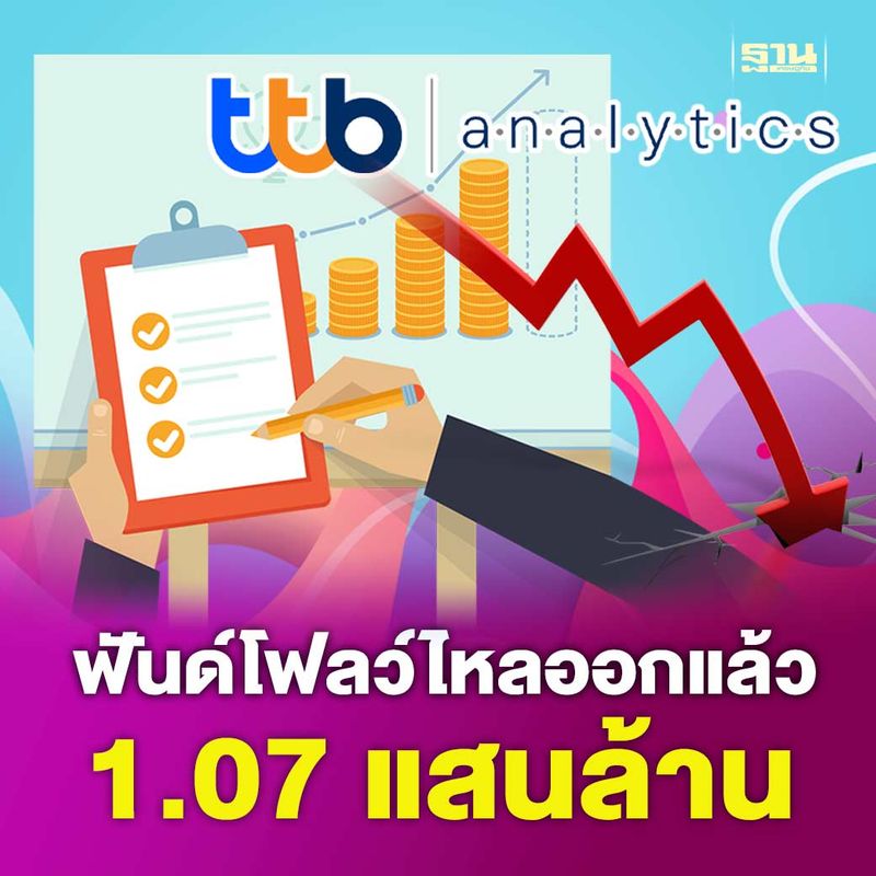 [ฐานเศรษฐกิจ_Thansettakij] "ฟันด์โฟลว์" ครึ่งปีแรกไหลออก 1.07 แสนล้านบาท จับตา 3 ปัจจัยครึ่งปี ...