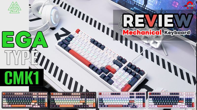 [AA GADGET] EGA TYPE CMK1 Keyboard สุดคุ้ม สวยโดนใจ Hotswap ได้ ...