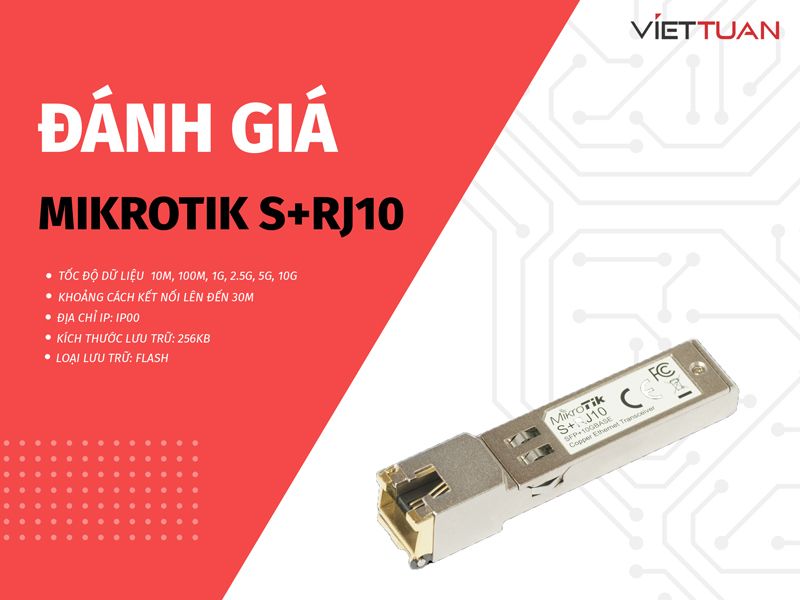 [viettuansvn] Đánh giá tổng quan MikroTik S+RJ10 S+RJ10 cho phép chuyển ...