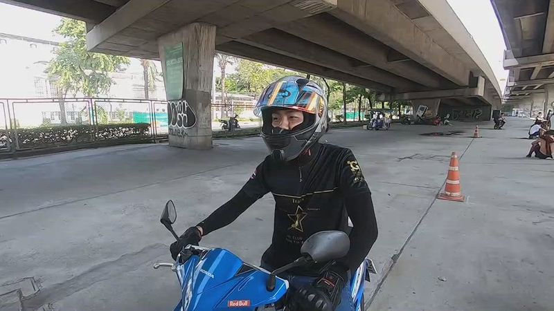 [Boy RC Club] One bike one rider one passenger at RC Club for safety ...