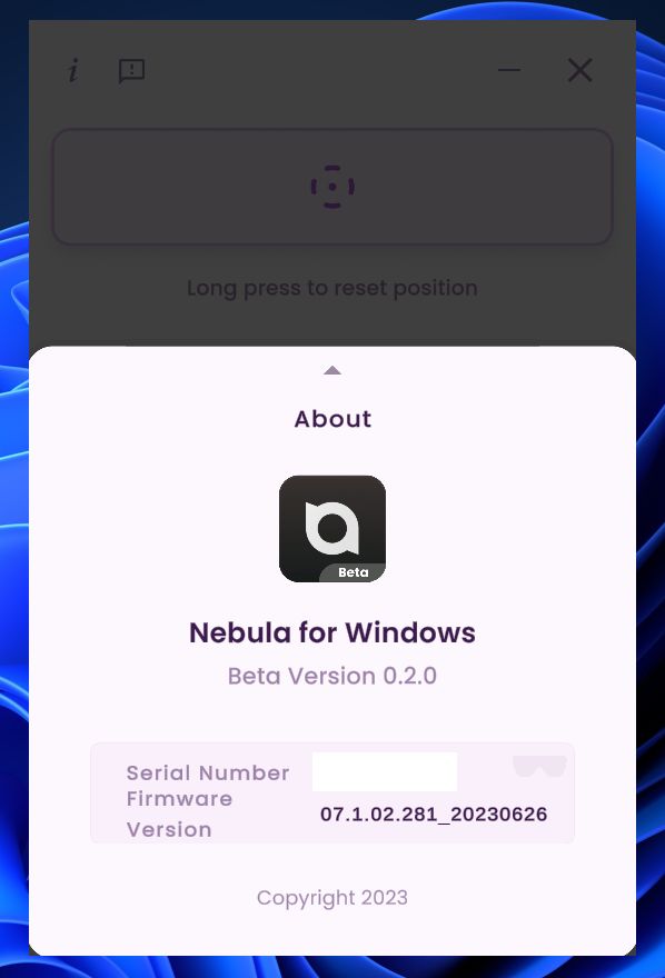 [MAIDEV XR] XREAL : Nebula for windows beta internal Test Version 0.2.0 ...