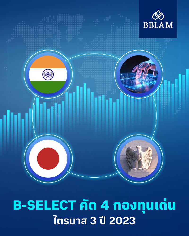 [BBLAM] B-SELECT คัด 4 กองทุนเด่น ไตรมาส 3 ปี 2023 พริบตาเดียวก็เข้าสู่ครึ่งหลังของปี 2023 กัน ...
