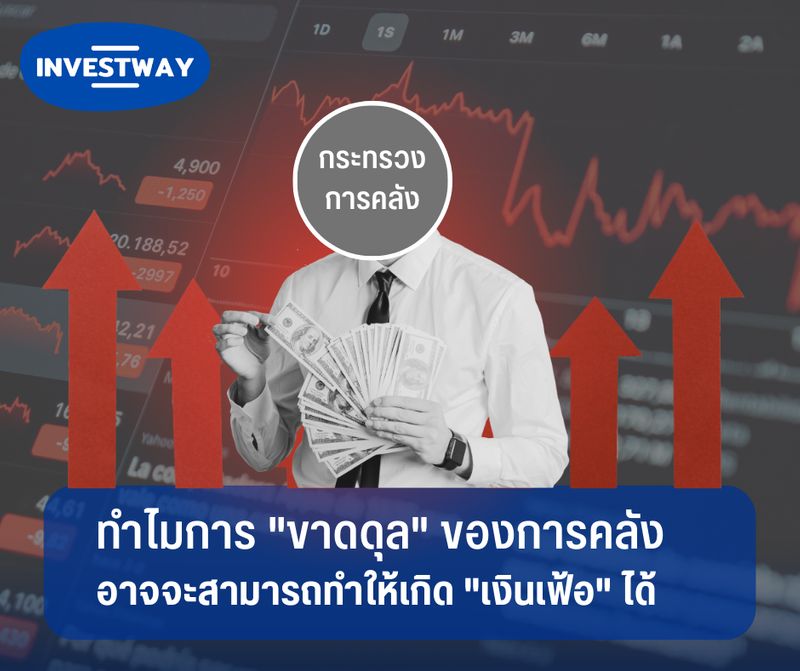 [InvestWay] การ "ขาดดุล" ของการคลัง อาจจะสามารถทำให้เกิด "เงินเฟ้อ" ได้ ...