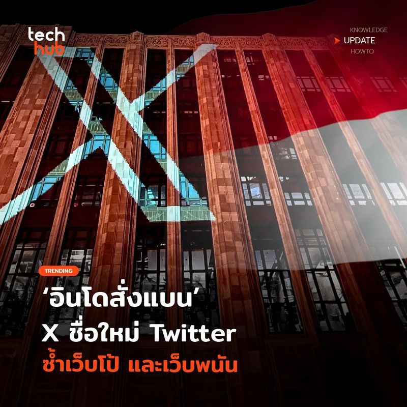 [Techhub] อินโดสั่งแบน ชื่อใหม่ทวิตเตอร์ [xXx] ดูเหมือนชื่อใหม่ของ Twitter จะเปลี่ยนได้ไม่ ...