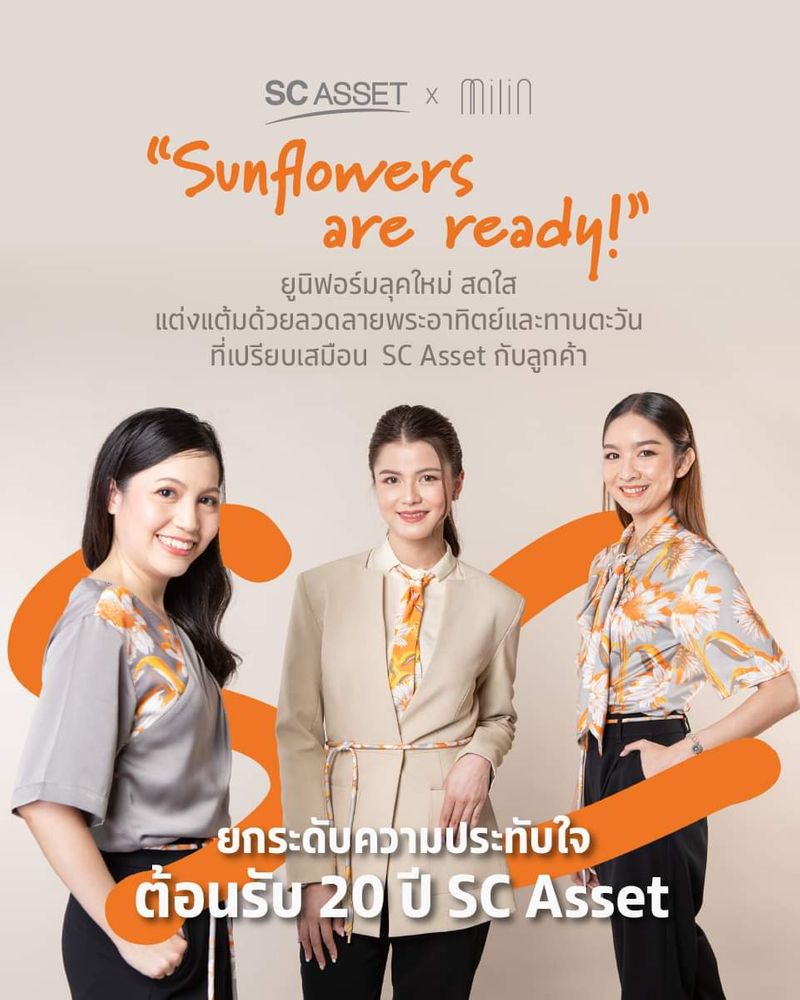 [SC Asset] SC Asset x Milin เพราะทุกรายละเอียดคือสิ่งสำคัญ 🧡 SC Asset ฉลอง 20 ปี จับมือ Milin ...