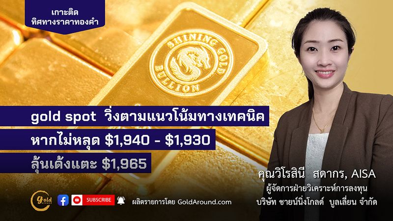 [GoldAround.com] เกาะติดทิศทางราคาทองคำ 2 ส.ค.66 พูดคุยกับ คุณวิโรสินี สดากร AISA ผจก.ฝ่าย ...