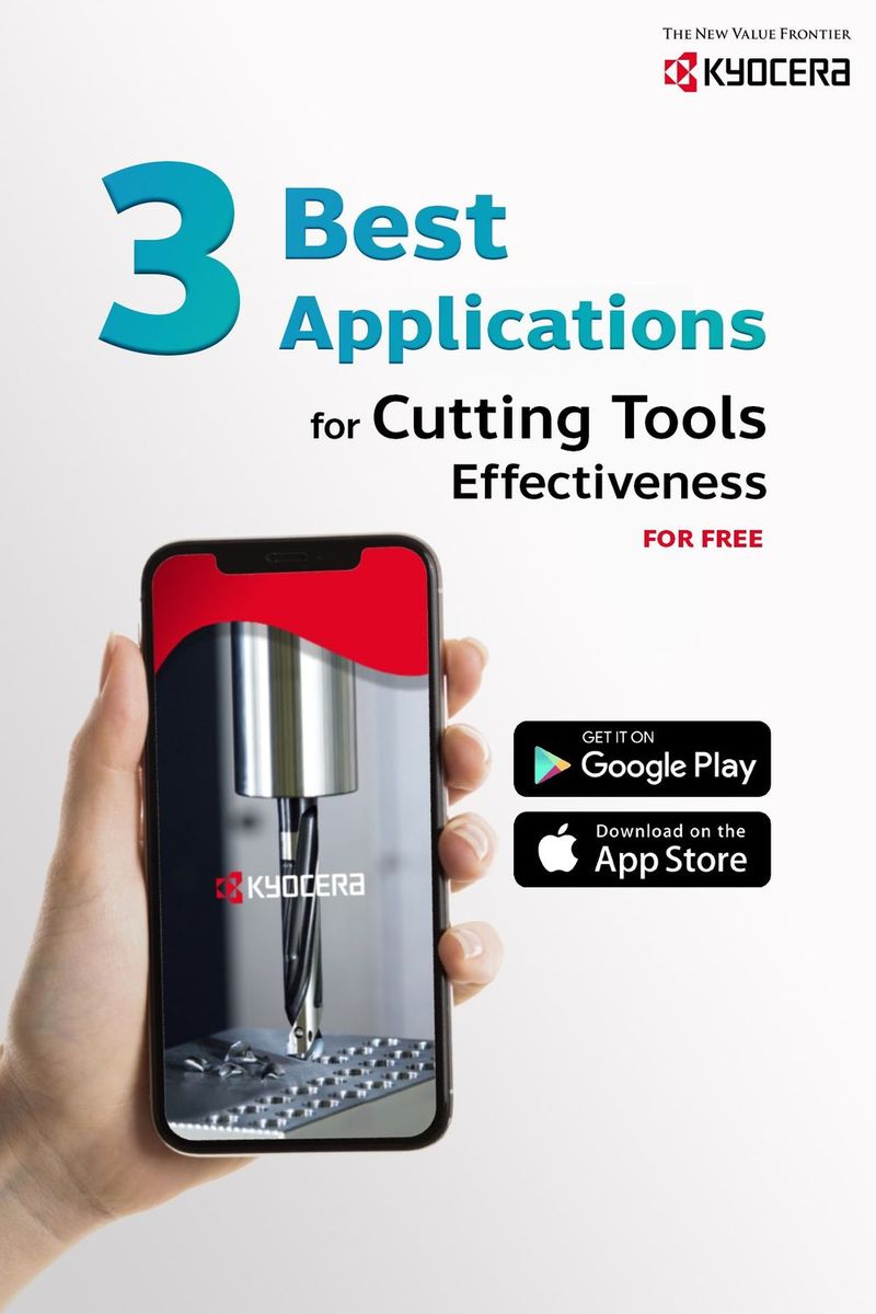 [Kyocera Cutting Tools Asia Pacific] 3 Applications/Tools to enhance your cutting tools and ...