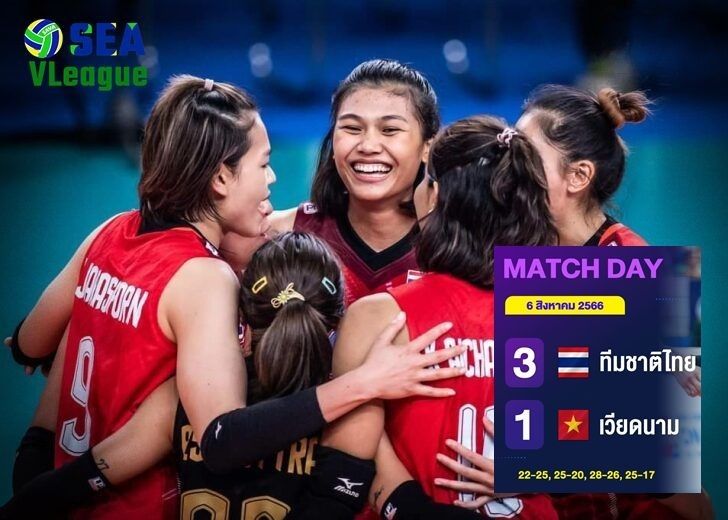 [Himsanam : ฮิมสนาม] ไทย ชนะ เวียดนาม 3-1 เซต 🏆🇹🇭🏐 คว้าแชมป์ซี วี.ลีก สนามแรก วอลเลย์บอลหญิงไทย ...