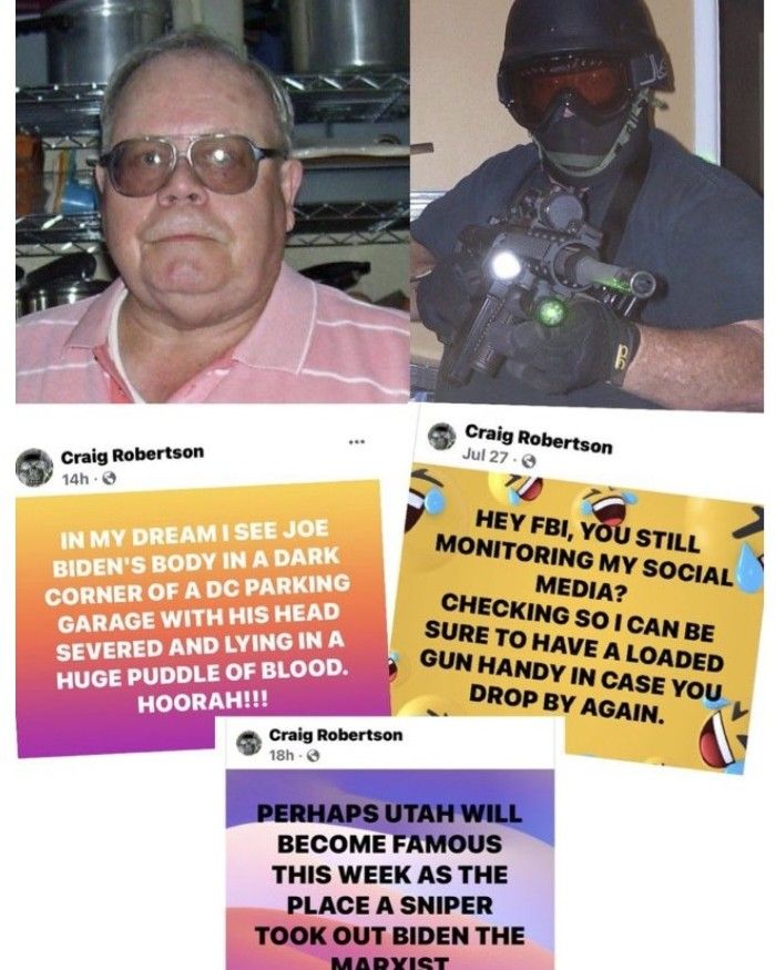 [Everythinghobby] A man who posted violent threats against Joe Biden ...