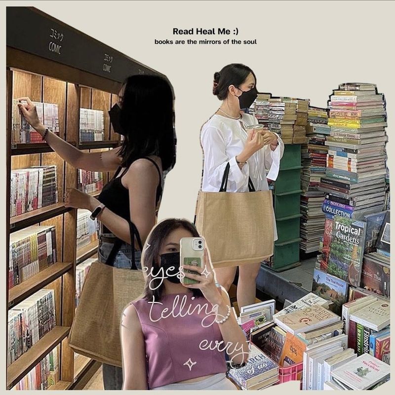 [Collage.Presentbook ] 📚Experience a new from going to the bookstore🥳 📚Experience a new from ...