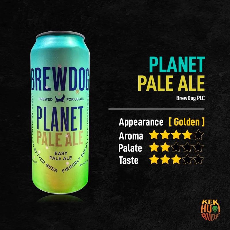 [Kek Huai bude] Brewdog : Planet Pale Ale วันนี้เก็กฮวยบูดเราพาไปเที่ยว ...