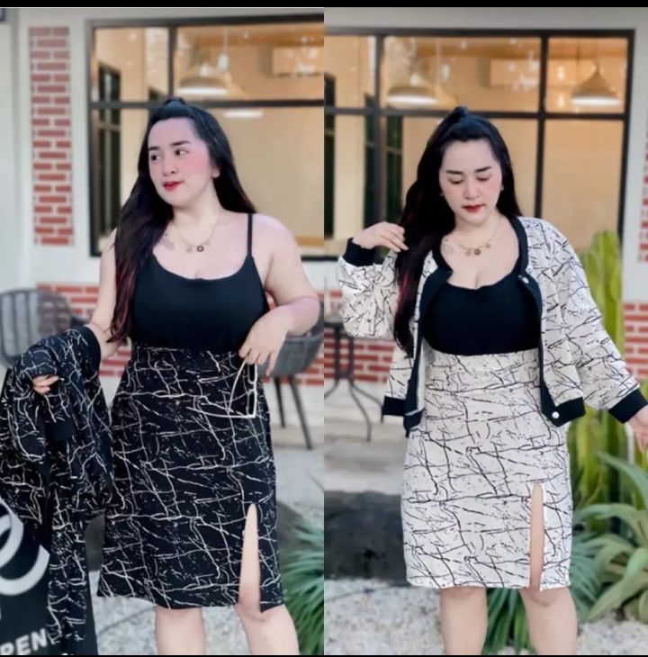 [Methee Khiaosanuk] #ชุดเซ็ตยอดฮิต #ลายหินอ่อน #ใส่เที่ยวได้