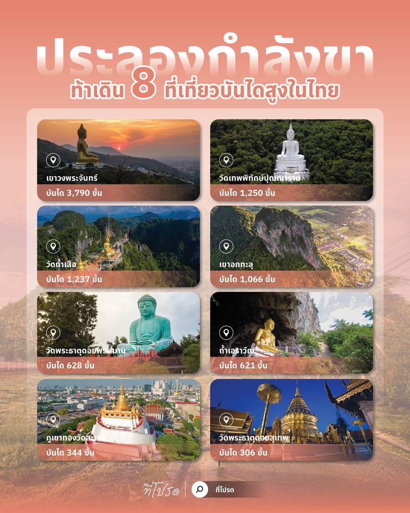 [ที่โปรด] ประลองกำลังขา ท้าเดิน 8 ที่เที่ยวบันไดสูงในไทย วันนี้ #ที่ ...