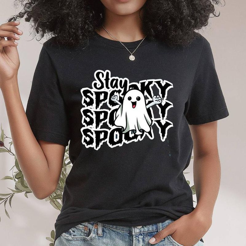 [Gunno Ikela] Unisex Stay Spooky Shirt Make Halloween Gift Embrace the ...