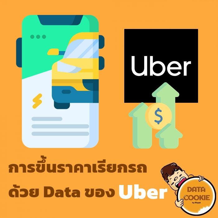 [Datacookie] การขึ้นราคาเรียกรถด้วยDataของUber 🚗💸 บ้านเราอาจจะนิยมเรียก #Grab หรือ #LineMan กัน ...