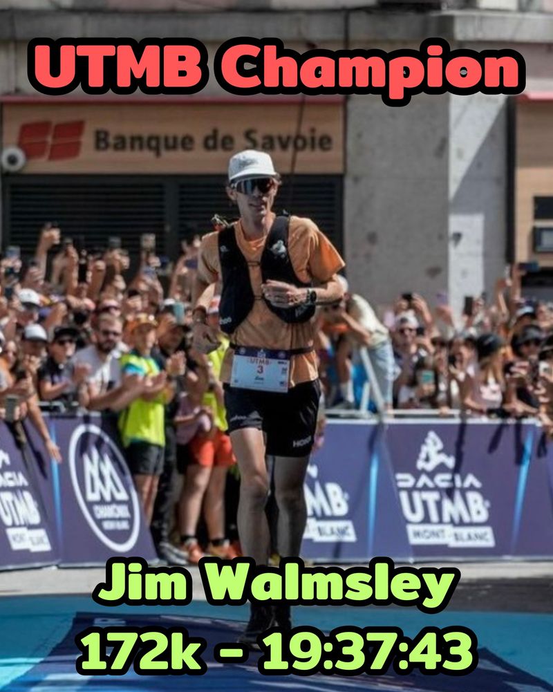 [วิ่งไปเรื่อย | Keep running] Jim Walmsley คว้าแชมป์ UTMB 🎉🎉🎉 Jim ...