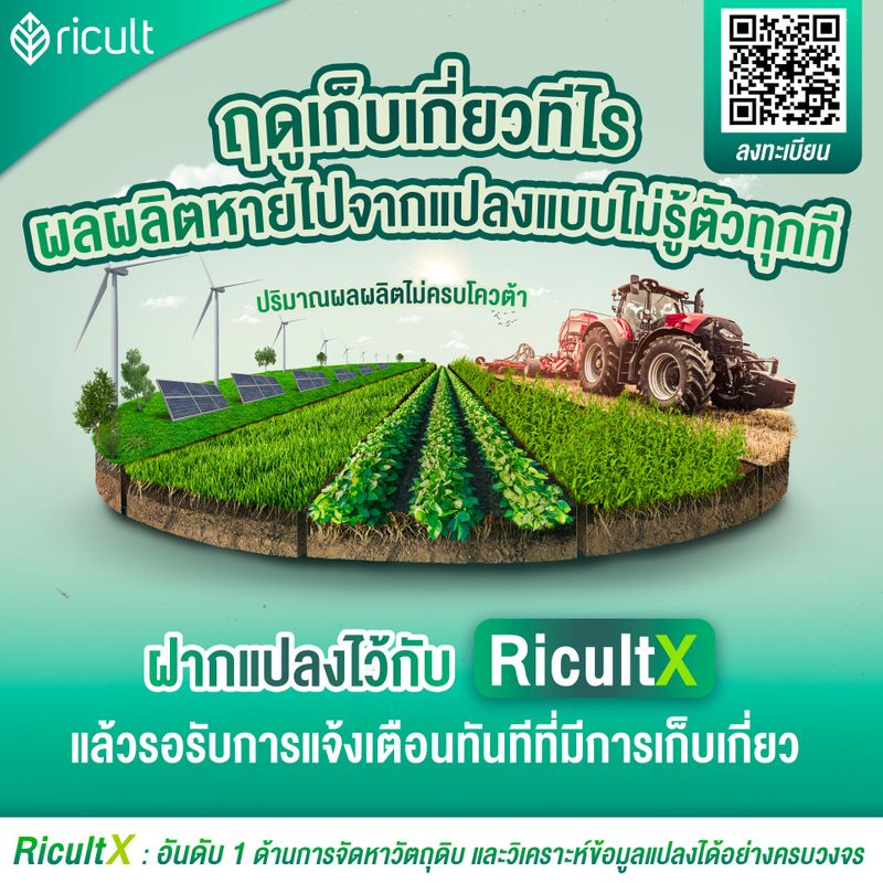 [รีคัลท์ - Ricult Thailand] ปิดสวิตช์ทุกปัญหาด้านการดูแลแปลง ไม่ต้องปวดหัวกับสิ่งเหล่านี้อีก ...